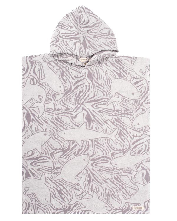 Sharks Hooded Poncho Youth – Sand Cloud