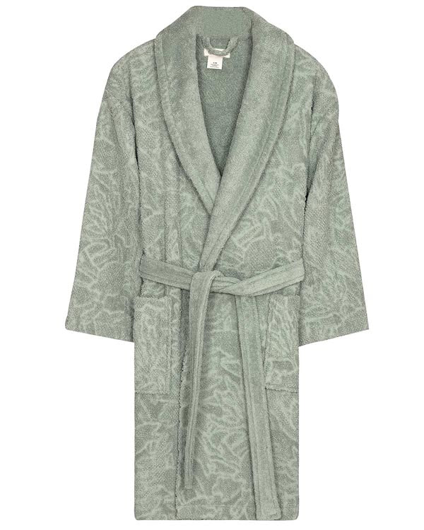 Aquatic Turtle Robe - Sage – Sand Cloud